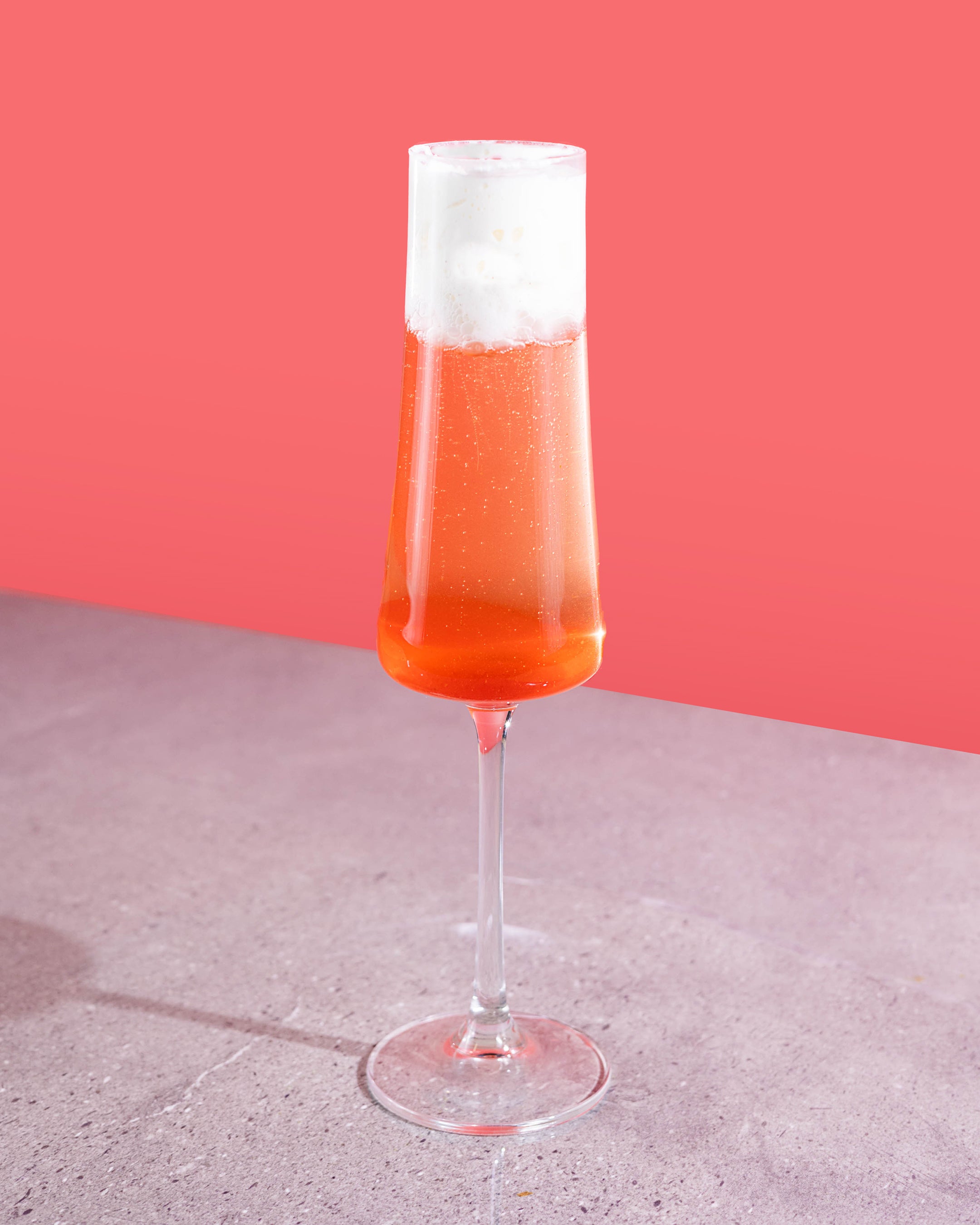Recette de cocktail - Monsieur Cocktail - kir fraise érable