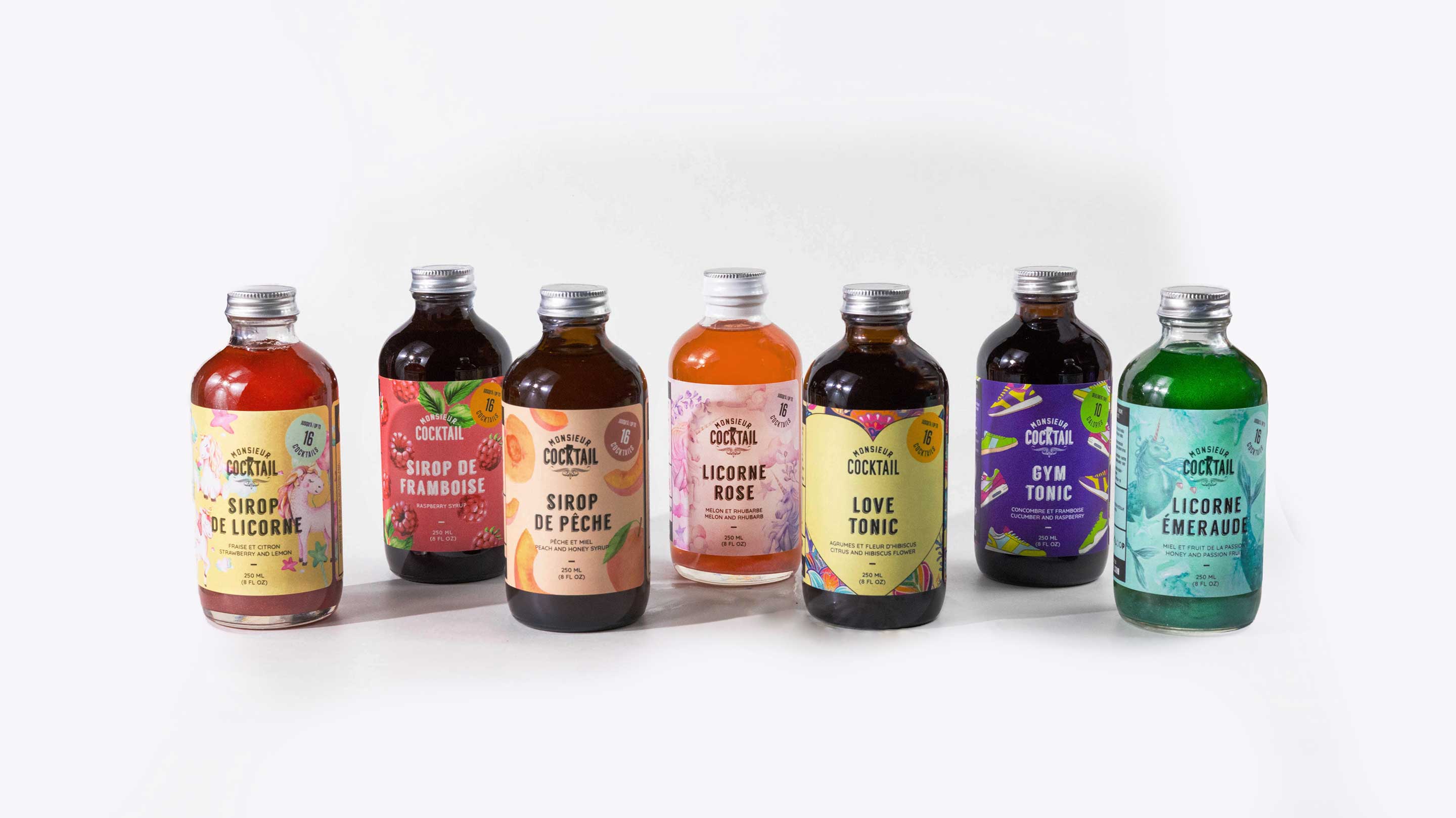 Sirops et tonics à cocktails naturels - Monsieur Cocktail